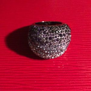 Swarovski | Jewelry | Authentic Swarovski Violet Statement Ring 58 ...